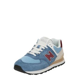 New Balance Sneaker '574' Herren Größe 42.5 taubenblau / hellblau / greige / burgunder