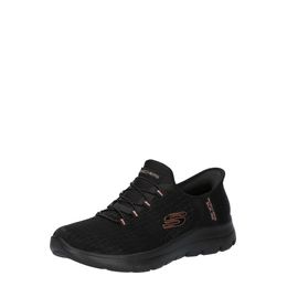 Skechers Slip On 'Summits - Classy Night' Damen Gr&ouml;&szlig;e 35.5 orange / rosa / schwarz