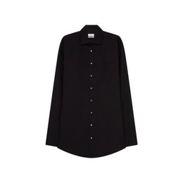 Seidensticker Button Up Shirt male Black size 40