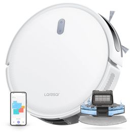 Saugroboter mit Wischfunktion & App-Steuerung – Kabelloser Staubsauger Roboter mit Wischmopp – Smart Reinigung für alle Böden