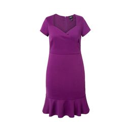 Ulla Popken Kleid Damen Gr&ouml;&szlig;e 56 beere Winterkleid