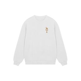 F4NT4STIC Sweatshirt 'Orange Spritz' male White size XS