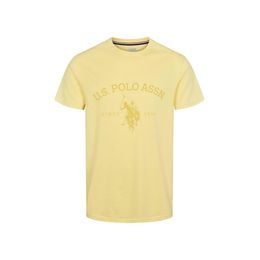 U.S. Polo Assn. T-Shirt 'Archibald' Herren Gr&ouml;&szlig;e L hellgelb