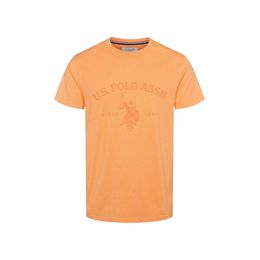U.S. Polo Assn. Shirt 'Archibald' male Orange size XXL