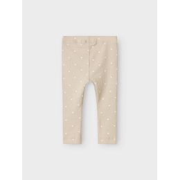 Lil'Atelier Leggings 'NBFGAGO' Gr&ouml;&szlig;e 68 creme / greige