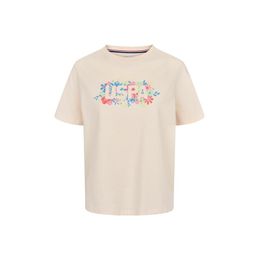 U.S. Polo Assn. T-Shirt 'Haya' Damen Gr&ouml;&szlig;e L azur / hellgr&uuml;n / rosa / rot