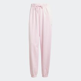 adidas Sportswear Sporthose 'Essentials' Damen Gr&ouml;&szlig;e XL rosa / wei&szlig;