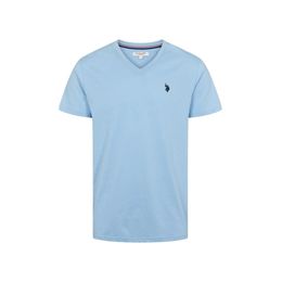 U.S. Polo Assn. T-Shirt 'Cem' Herren Größe XXL navy / hellblau