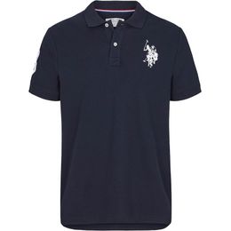U.S. Polo Assn. Poloshirt 'Alfredo' Herren Gr&ouml;&szlig;e XXL dunkelblau / wei&szlig;