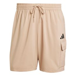 adidas Sportswear Sportshorts 'Essentials' Herren Gr&ouml;&szlig;e XL cappuccino / schwarz