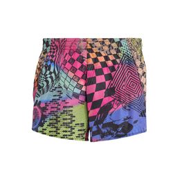 adidas Sportswear Sportshorts 'Adidas x Jeremy Scott' Herren Gr&ouml;&szlig;e M zitronengelb / orange / pink / schwarz