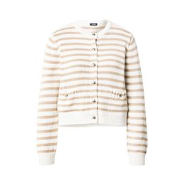 JOOP! Knit Cardigan female size XL Light brown / White