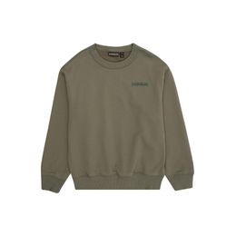Napapijri Sweatshirt 'B-AHR' Jungen Gr&ouml;&szlig;e 104 oliv / schwarz