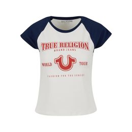 True Religion T-Shirt Damen Gr&ouml;&szlig;e S navy / rot / wei&szlig;