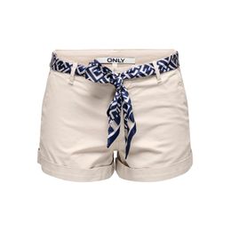 Only Shorts 'ONLEvelyn' Damen Gr&ouml;&szlig;e 34 navy / taupe