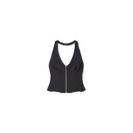 Bershka Top Damen Gr&ouml;&szlig;e S schwarz