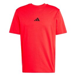 adidas Sportswear Funktionsshirt 'Essentials' Herren Gr&ouml;&szlig;e XL rot / schwarz