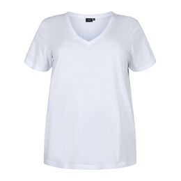 ZIZZI T-shirt 'Mkatja' Damen Gr&ouml;&szlig;e 11XL/12XL wei&szlig;