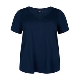 ZIZZI T-shirt 'Mkatja' Damen Gr&ouml;&szlig;e 9XL/10XL navy