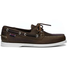 Sebago Loafer - Premium Leather Brown Boat Shoes - Gr. 40 (EU) - in Braun - f&uuml;r Damen