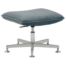 mayer Sitzmöbel Fußhocker MAYER SITZMÖBEL "myCOSYWORXX Hocker 2427", blau (petrol), B:57cm H:42cm T:54cm, 100% Polyester, Hocker, besonders bequem gepolstert