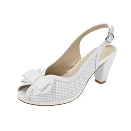 Andrea Conti Damen Sandalette, weiß, Größe 36