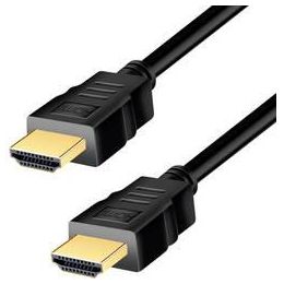 LogiLink HDMI AV Anschlusskabel [1x HDMI-Stecker - 1x HDMI-Stecker] 2 m Schwarz