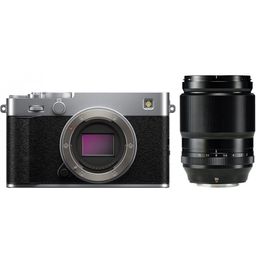 Fujifilm X-E5 Silber + XF 90mm f2 R LM WR