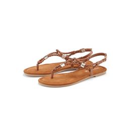 Vivance Sandale 'Sommerschuh' camelfarben Gr. 40 für Damen