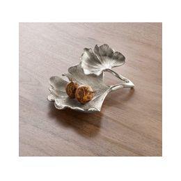 HEINE HOME Dekoschale, silber (silberfarben), B/H/T: 33,5cm x 9,5cm x 27,5cm, Dekoschalen