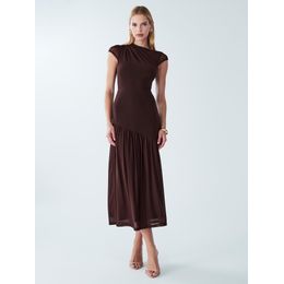 BWLDR Kleid 'Chelle' Damen Gr&ouml;&szlig;e 42 dunkelbraun Sommerkleid