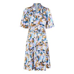 Inwear Kleid 'Sendra' Damen Gr&ouml;&szlig;e 44 hellblau / braun / wei&szlig; Sommerkleid
