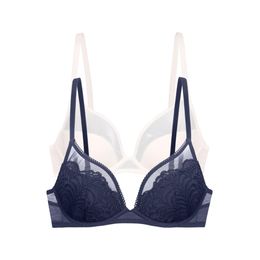 Dorina BH Damen Gr&ouml;&szlig;e 70 blau / wei&szlig;