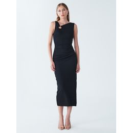 BWLDR Kleid 'Keir' Damen Gr&ouml;&szlig;e 46 schwarz Winterkleid