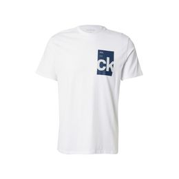 Calvin Klein Jeans T-Shirt Herren Gr&ouml;&szlig;e XXL tanne / wei&szlig;