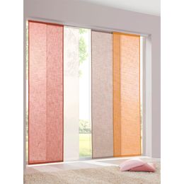 Schiebegardine HEINE HOME Gr. 1, orange (terracotta), B:60cm H:145cm, Polyester, Gardinen