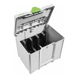 FESTOOL SYS-STF-D225 Systainer³ mit Schleifteller ST-STF D225/8-M8-J H und Schleifmittel STF D225 P80 GR NET (25 Stück) , 4014549310241 (576786)