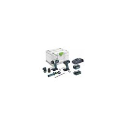 FESTOOL TID 18 5,0/4,0-Set TPC 18/4 Schrauber- und Bohrer-Set mit Akku-Schlagschrauber und Akku-Bohrschrauber f&uuml;r vielseitige Anwendungen, 577654)