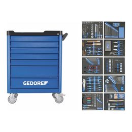 Gedore Werkzeugwagen WSL-L-TS-308 mit 308-teilig Werkzeugsortiment (2980347)