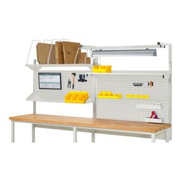 Rau System-Aufbau Komplettset 06, für Produktbreite 3000 mm, RAL7035/RAL7035 (EE-BW-KS-06-3000.12)