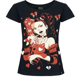 Cupcake Cult Voodoo Vamp T Shirt T-Shirt schwarz in M T-VVAMP-B