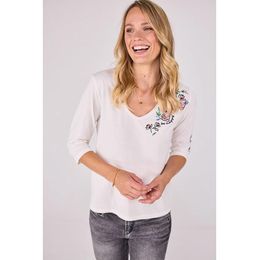 LIEBLINGSST&Uuml;CK LIEBLINGSST&Uuml;CK Longsleeve "Cordelia" in Wei&szlig; - 67% | Gr&ouml;&szlig;e XL | Damen-tops