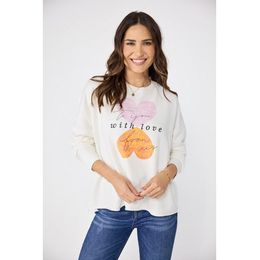 LIEBLINGSST&Uuml;CK LIEBLINGSST&Uuml;CK Sweatshirt "Cyrene" in Wei&szlig; - 80% | Gr&ouml;&szlig;e XL | Damen-sweatshirts-jacken