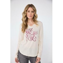 LIEBLINGSST&Uuml;CK LIEBLINGSST&Uuml;CK Longsleeve "Cordia" in Creme - 67% | Gr&ouml;&szlig;e L | Damen-tops