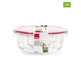 Ibili 3er-Set: Frischhaltedosen in Rot - 10% | Aufbewahren-servieren