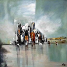 SONSTIGE Bild ABSTRAKTE LANDSCHAFT