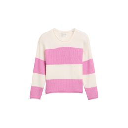 Tom Tailor M&auml;dchen Cropped Strickpullover, rosa, Uni, Gr. 128/134