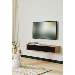 TV-Board, B:133cm H:23cm T:32,5cm, braun, HAMMEL FURNITURE, Sideboards, "Mistral Fernsehschrank, Medienmöbel, Hängend", mit Klapptür mit
