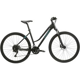 KROSS Crossrad "Crossrad Evado 5.0 schwarz 18 Gänge", 48cm, 28 Zoll (71,12cm) hinten: 28 Zoll (71,12cm), schwarz, Fahrräder