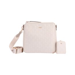 JOOP! JOOP Damen Schultertasche "collana tessuto jasmina shoulderbag mvz", beige, Nylon, Taschen